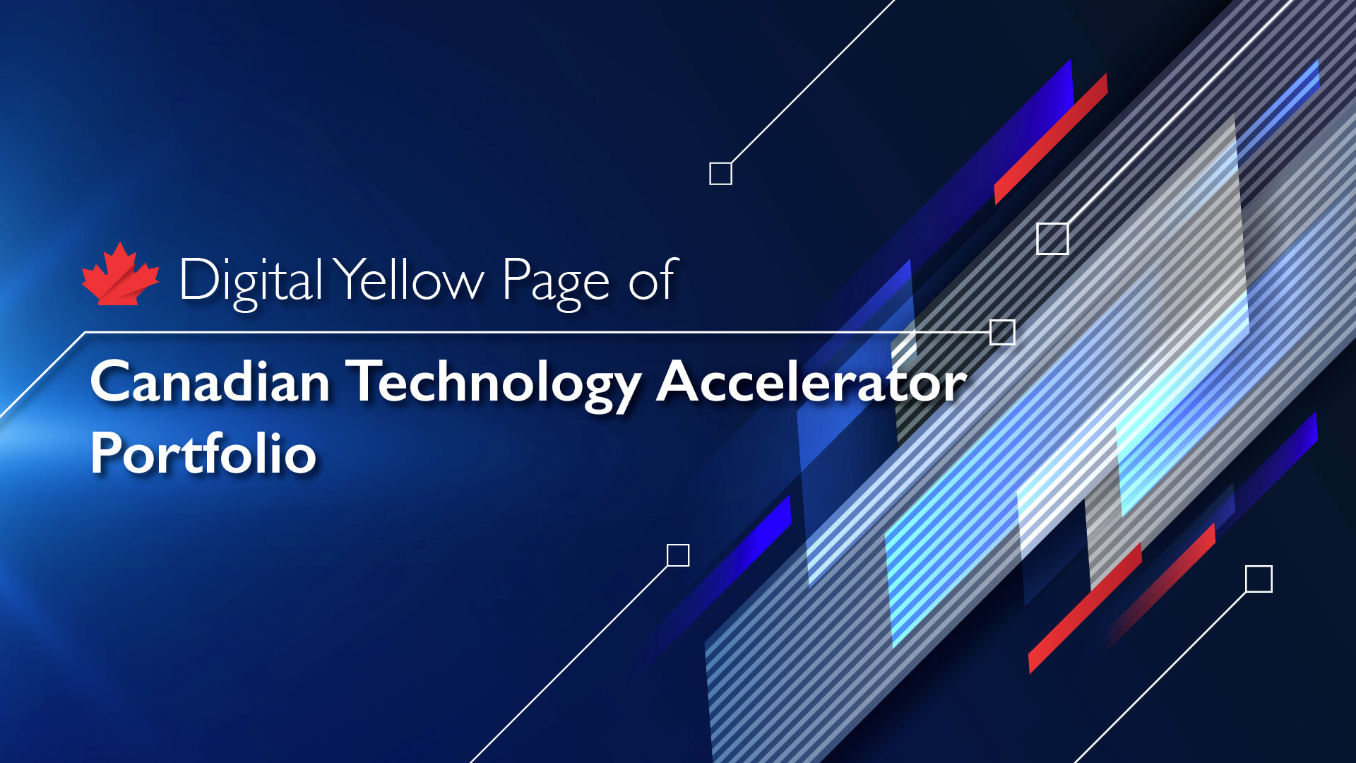 Digital Yellow Page of Canadian Technology Accelerator Portfolio